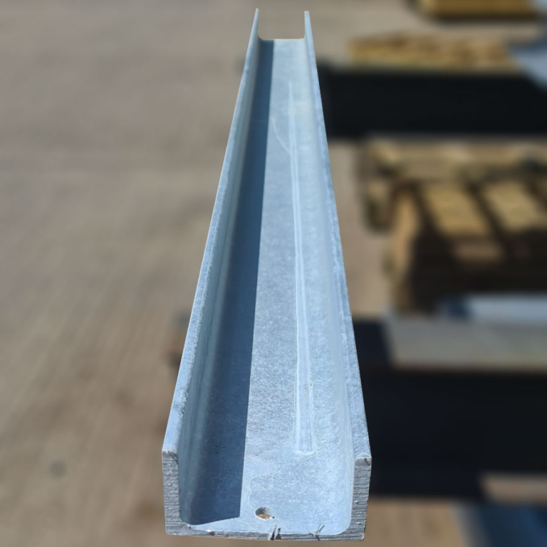 Sleeper Retainer Post RSJ Galvanised - Tate Fencing